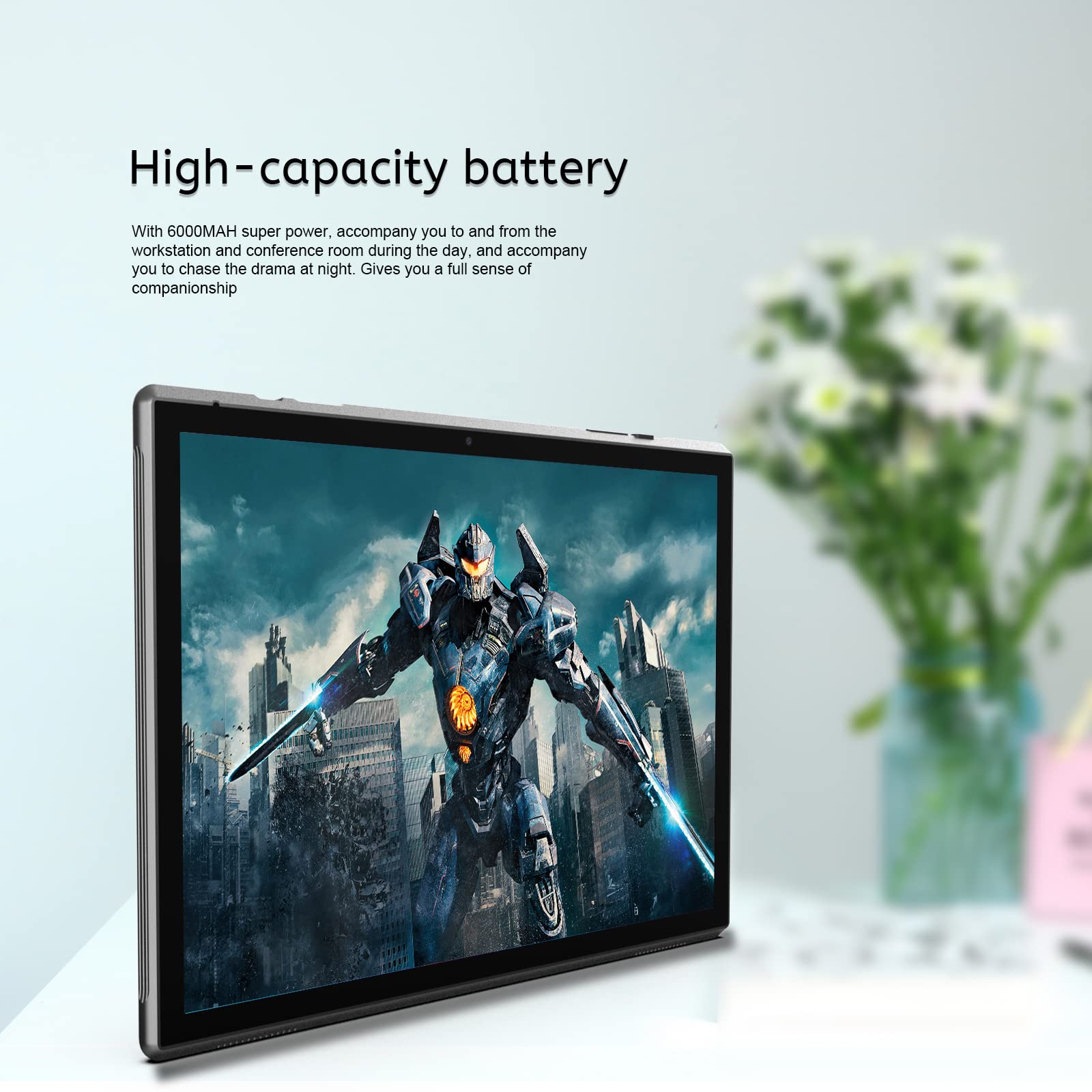 ZZB Tablet 10 Inch Android 11 Tablets, 32GB ROM 512GB Expand,6000mah Battery, Quad-Core Processor 2GB RAM Tableta, 8MP Camera WiFi GPS FM 10.1'' IPS HD Touch Screen, 10IN Tabletas.