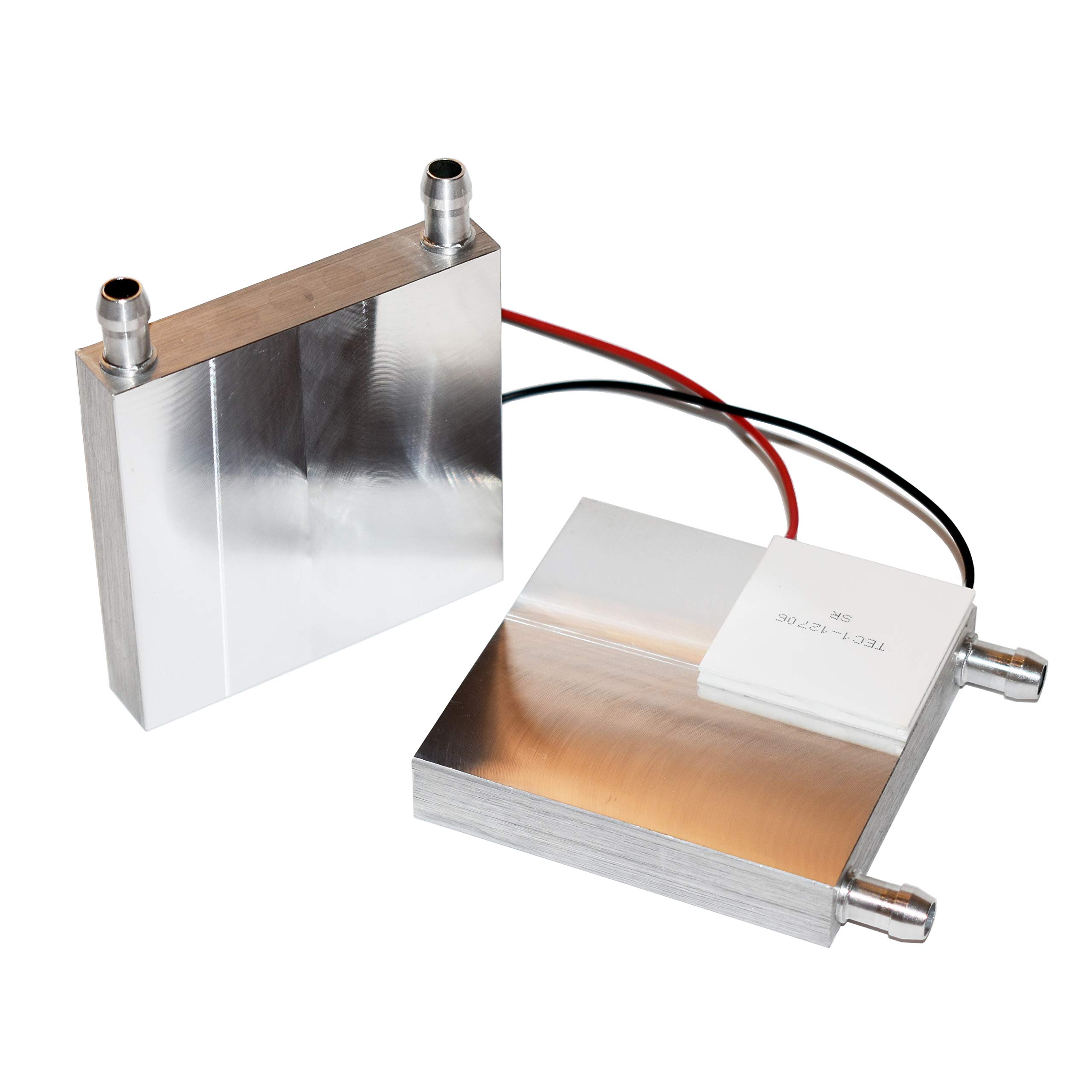 Water Cooling Block Aluminum Heatsink for Peltier TEC1-12706 or 12715 (One Block - 80 * 80mm)