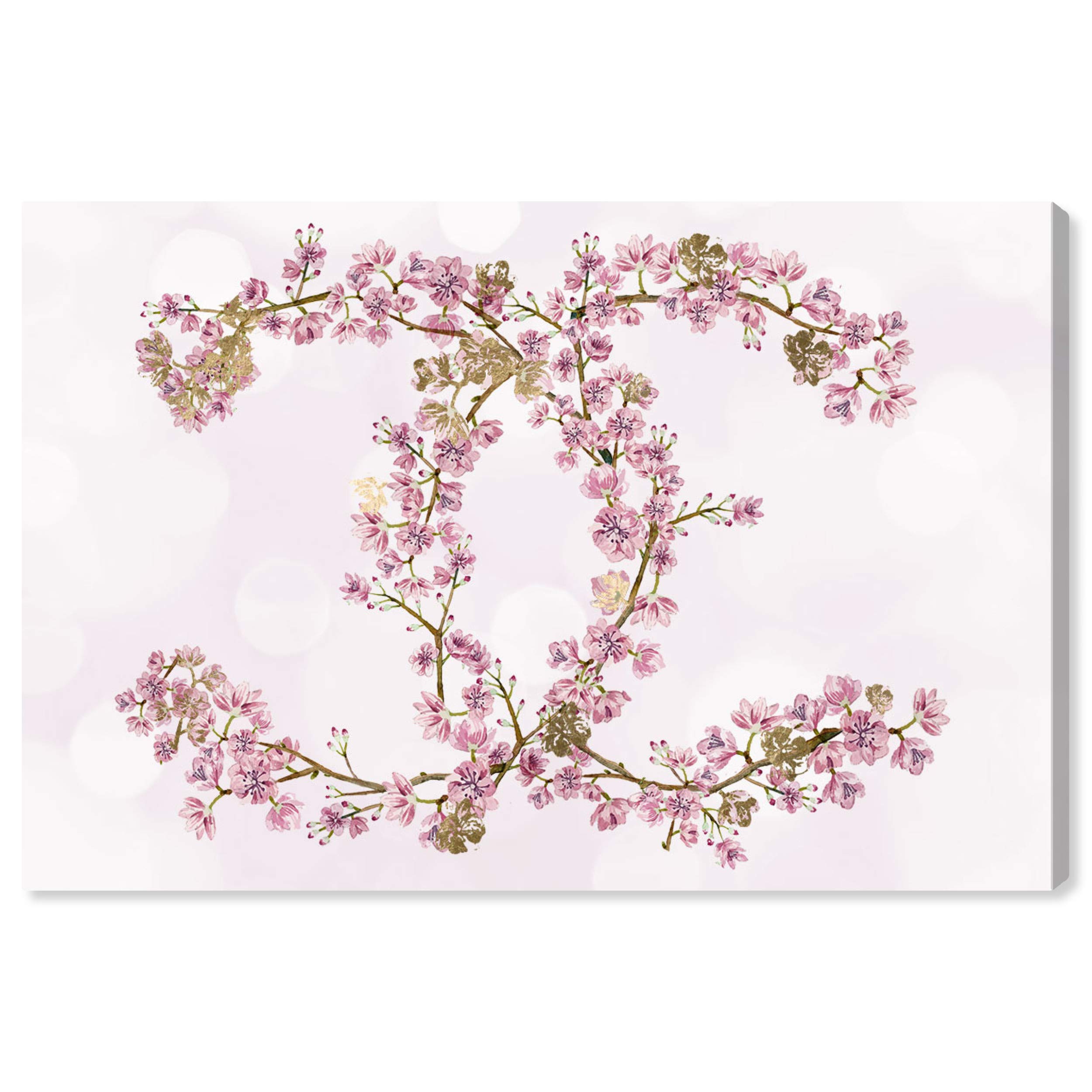 Wynwood Studio Fashion and Glam Wall Art Prints 'Sakura Love' Home Décor, 19x13, White Frame