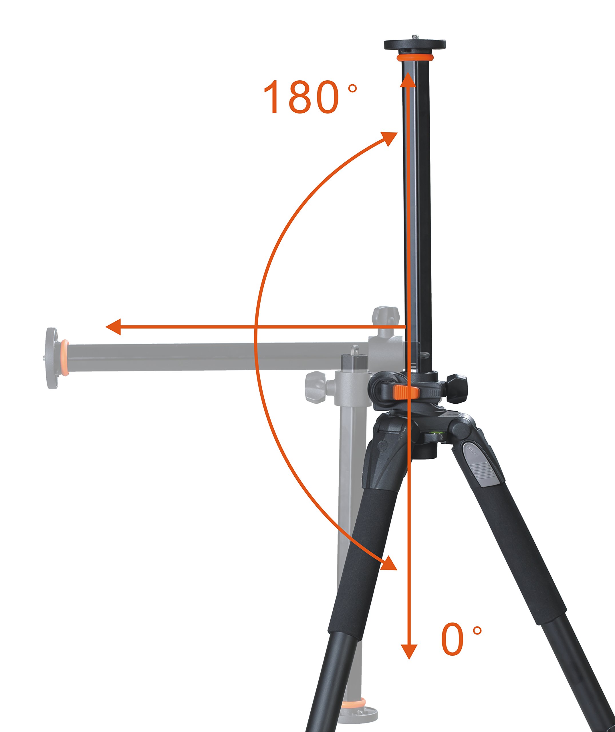 Vanguard Alta Pro 263AGH Aluminum Tripod with GH-100 Grip Head for Sony, Nikon, Canon DSLR Cameras,Black