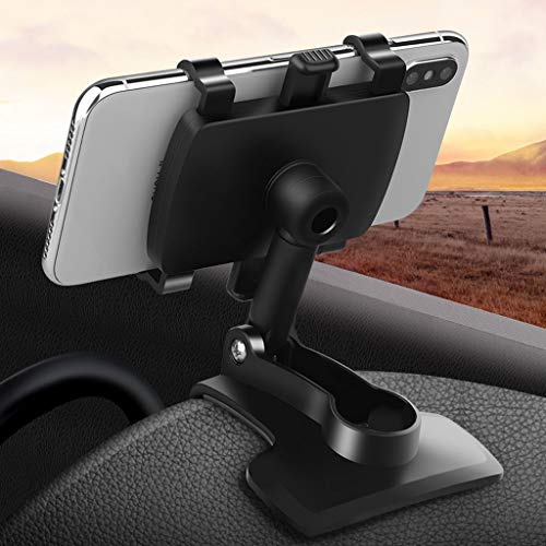 YAOKEEP Universal Car Phone Holder Mount,360 Degrees Rotation Dashboard Phone Mount [Upgrade Clip Never Fall],Cell Phone Car Mount for iPhone,Samsung,Google,Nokia,and 4 to 7" Smartphones