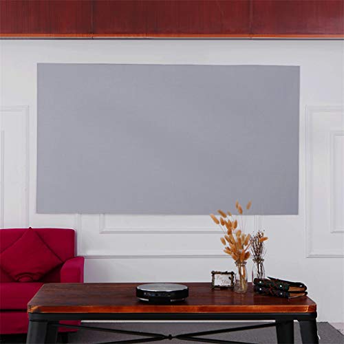 XINGTU 80-Inch Portable Projector Screen 16:9 Frameless Video Projection Screen Foldable Wall Mounted for Home Theater Office Movies (Size : 80 inch)