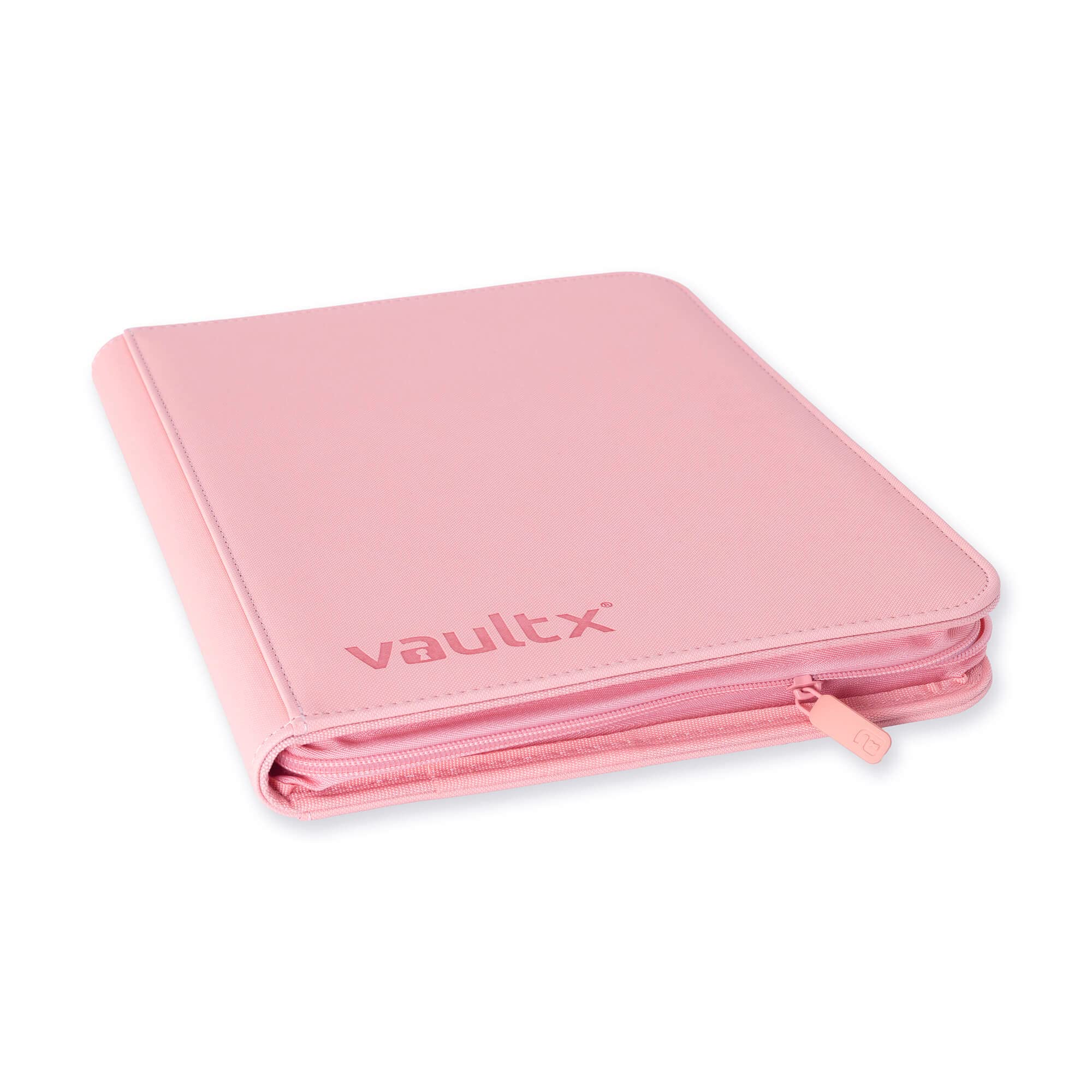 Vault X Premium Exo-Tec® Zip Binder - 9 Pocket Trading Card Album Folder - 360 Side Loading Pocket Binder for TCG (Blue)