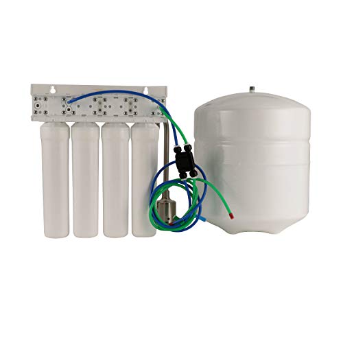 Watts Premier WP531407 RO Pure Reverse Osmosis Water Purifier System with Top-Mount Twist Faucet, Brushed Nickel, Standard