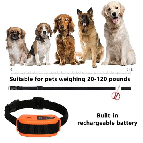 UltraCrab Indoor Pet Barrier for Dogs,Wireless Indoor Electric Fence,Pet Gate, Keeps Areas Off Limits,Dog Home Proofing, Waterproof/Rechargeable/Beep/Static Training Collar,Orange Kit