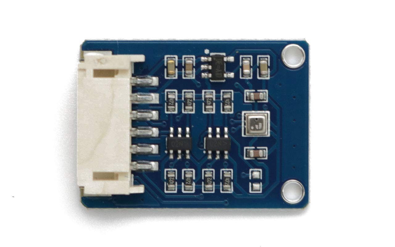 Waveshare BME280 Environmental Sensor, Temperature, Humidity, Barometric Pressure Detection Module I2C/SPI Interface for Weather Forecast, IoT Projects, ect