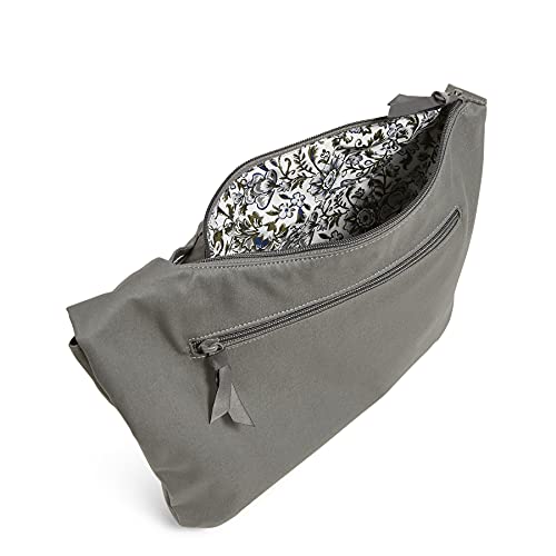 Vera Bradley Women's Cotton Crossbody Sling Purse, Galaxy Gray - Recycled Cotton, One Size