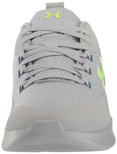 Under Armour Men's Essential, (405) Downpour Gray/White/After Burn, 9, US