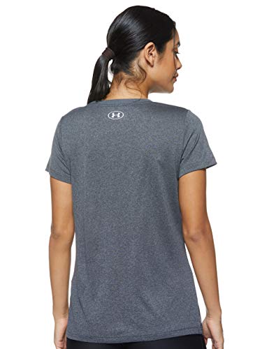 Under Armour Women's UA Tech Logo Graphic Short Sleeve Crew XS Gray