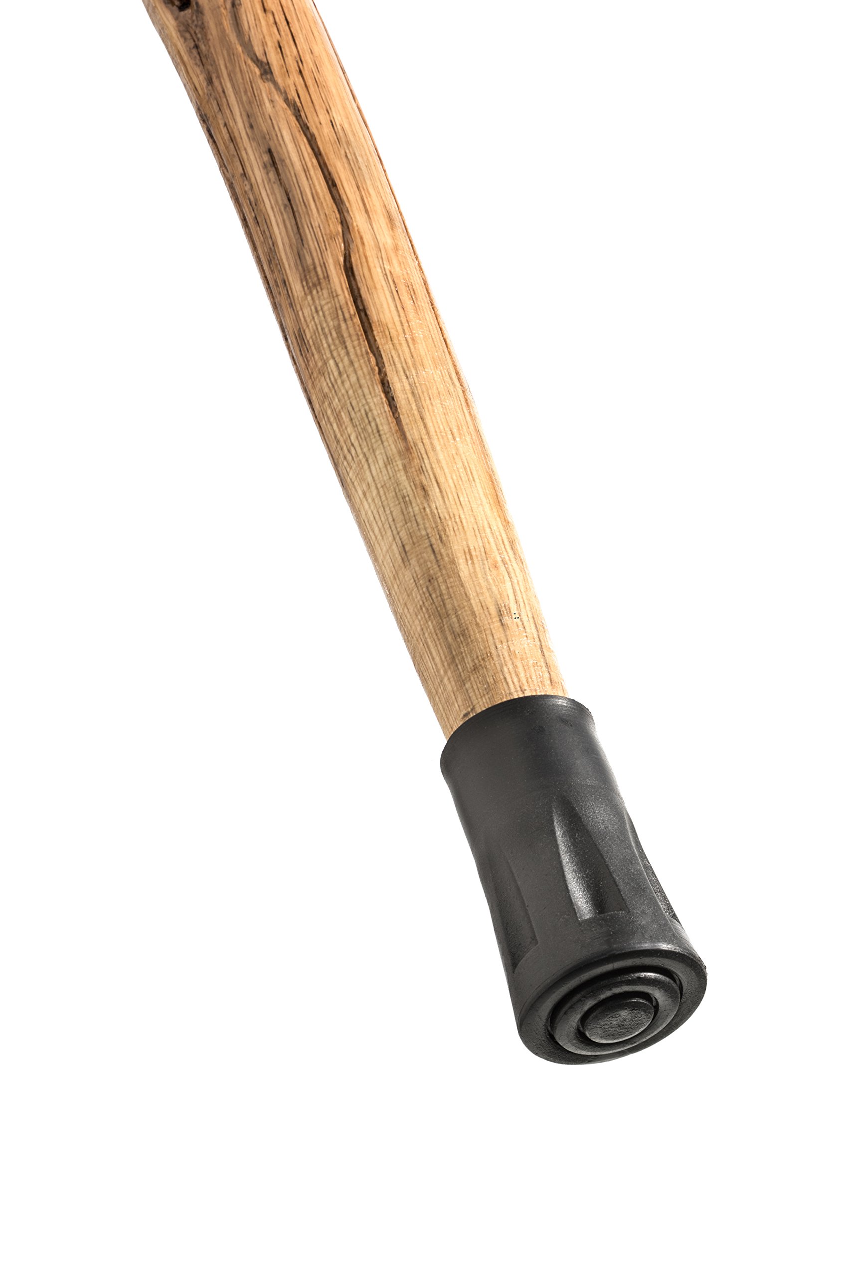 SE Survivor Series Wooden Walking/Hiking Stick with Hand-Carved Howling Wolf Design, 55" - WS628-55HW
