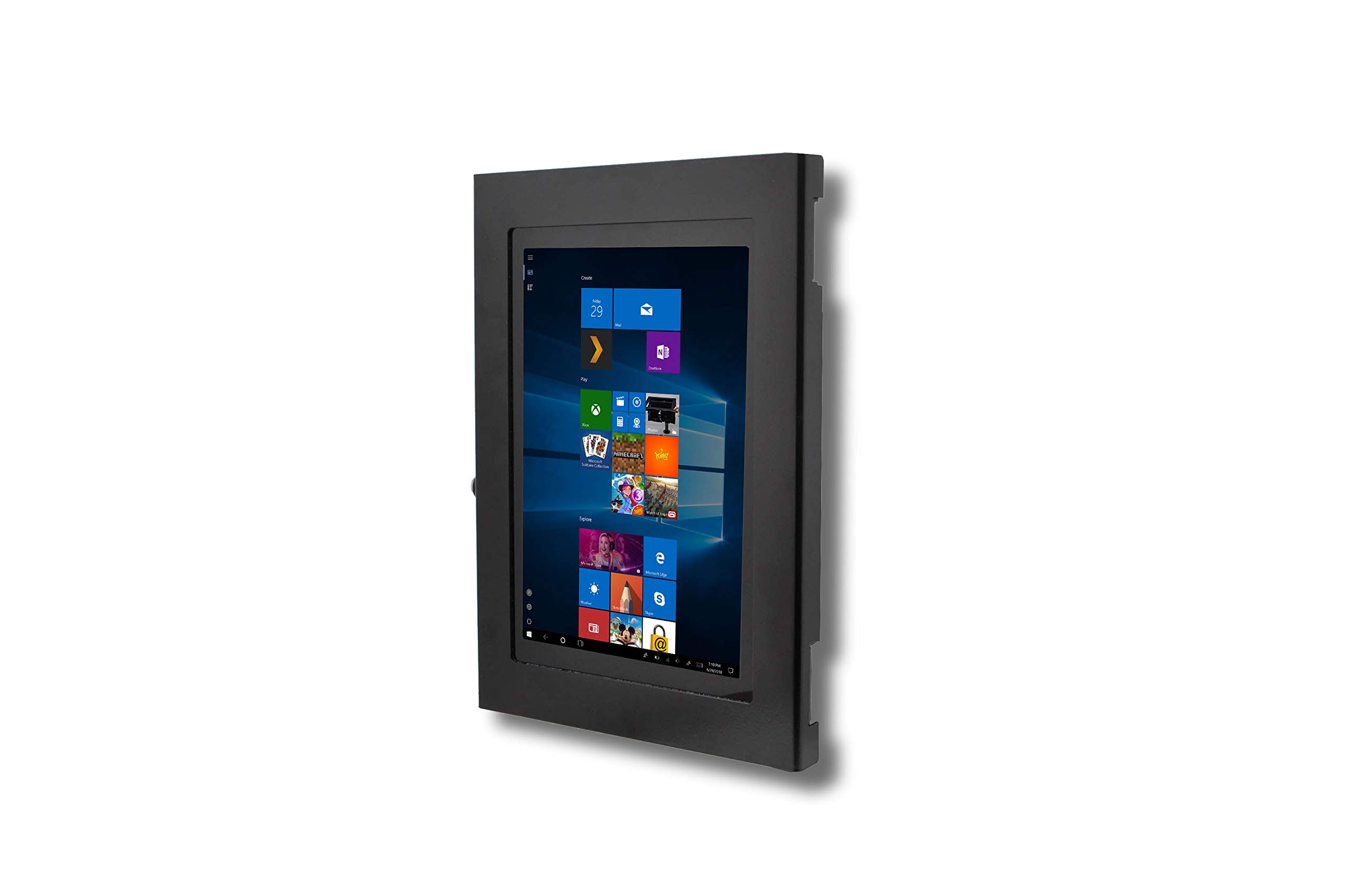 TABcare Locking Anti-Theft Metal Case for Dell Latitude 7200 7210 2-in-1 for Kiosk, POS, Store, Show Display, Time Clock (Latitude 7200/7210, Black)