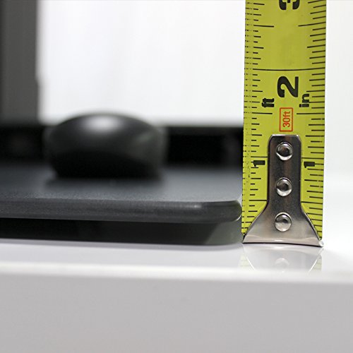The Duke Standing Desk Converter for Dual Monitors Up to 30 lbs w/VESA Mount - Made in The USA