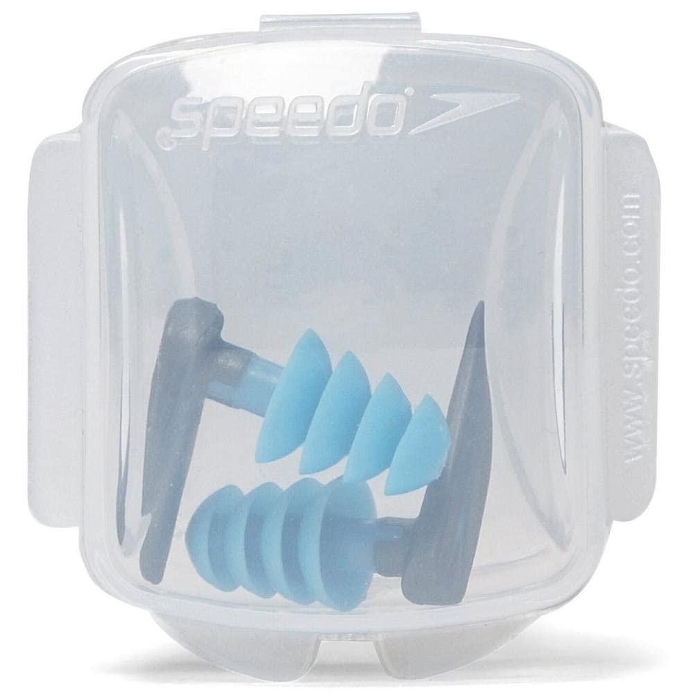 Speedo Biofuse Aquatic Earplugs - Grey/Blue -