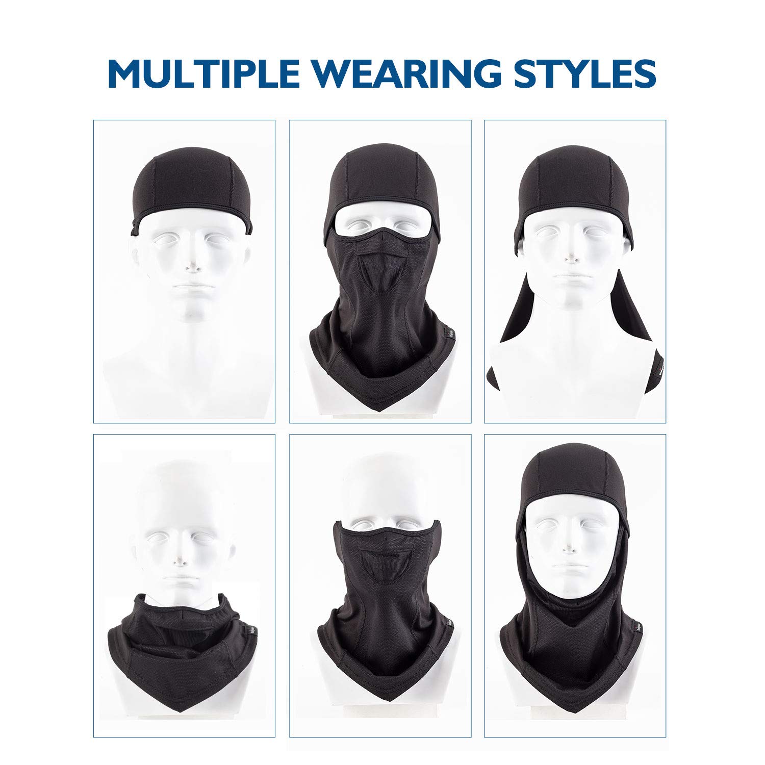 Unigear Balaclava Ski Mask, Windproof Cold Weather Winter Face Mask for Skiing, Snowboarding & Motorcycling