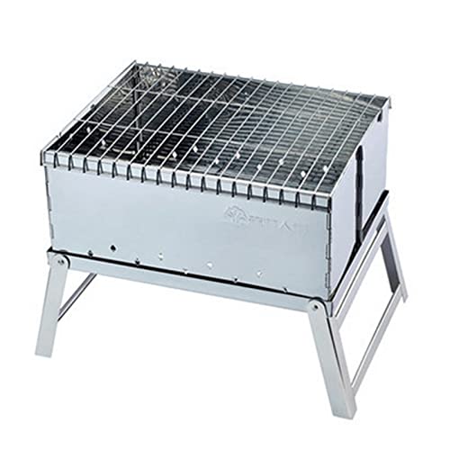 TAMYID Charcoal Grills, Stainless Steel Mini BBQ Grill Charcoal Grill Outdoor Portable Folding Barbecue, BBQ Grills