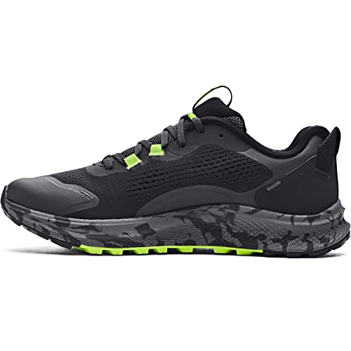Under Armour Men's Charged Bandit 2, (102) Jet Gray/Black/Lime Surge, 12, US