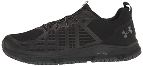 Under Armour Men's Micro G Strikefast, Black/Pitch Gray, 8 Medium US