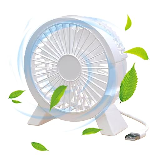 USB Desk Fan USB Fan Mini Desktop Table Cooling Fan Small Strong Wind Desk Fan Table Fan Mini Fan Personal Fan For Home Bedroom Dorm