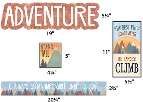 Teacher Created Resources Moving Mountains Let The Adventure Begin Mini Bulletin Board