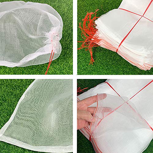 YTYL Fruit Protection Bags,Garden Plant Flower Fruit Vegetable Protect Bags Garden Mesh net Bag (4" x 6",150pcs)