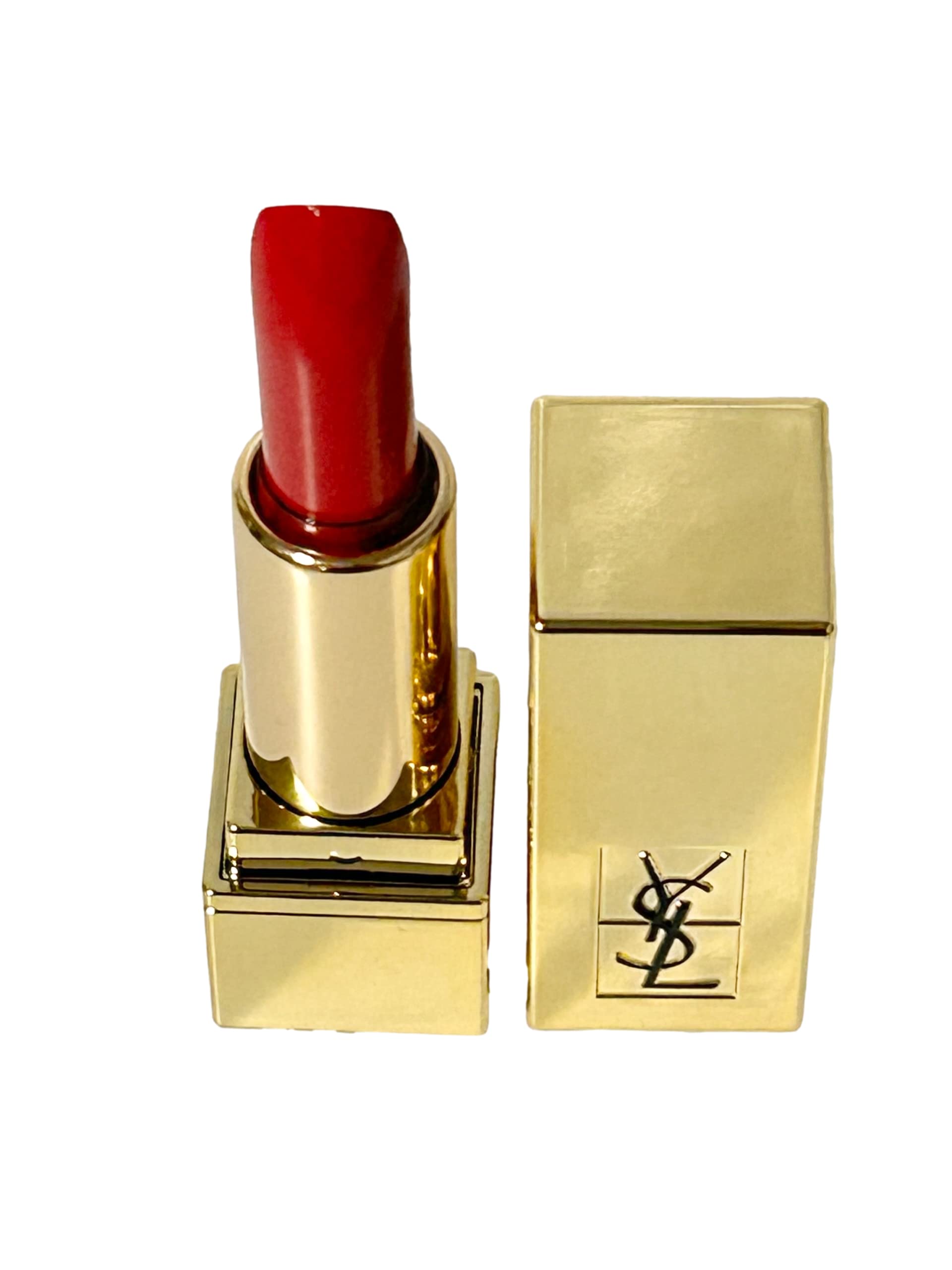 YVES SAINT LAURENT YSL Red Rouge Pur Couture Satin Lipstick Color 01 Le Rouge #01 (MINI/SMALL/SAMPLE SIZE/TRAVEL SIZE)