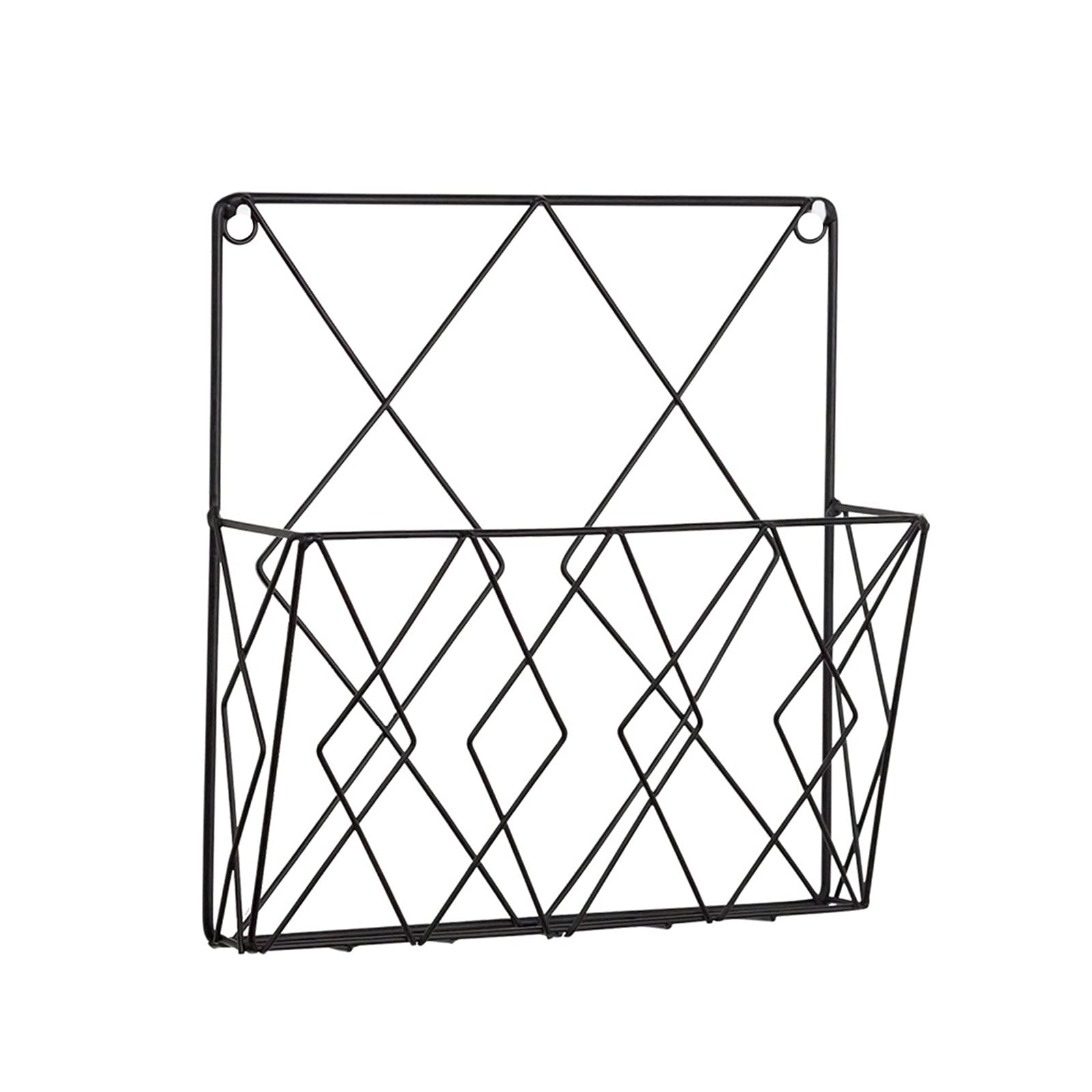 Wall File Holder Mesh Magazine Holder Hollow-out Iron Wire Collection For Case Vertical Holder Home Organizer Supplies