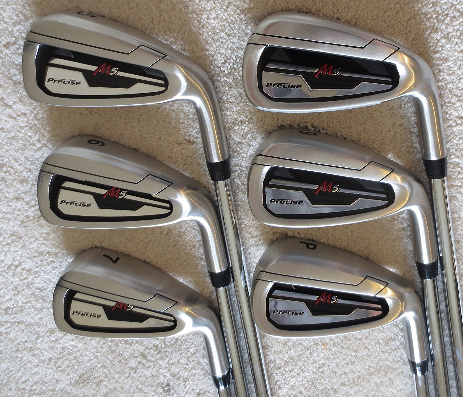 Tall Mens Complete Golf Set Driver, Fairway Wood, Hybrid, Irons, Putter Clubs & Stand Bag +1" Length for Men 6'0" to 6'6" Tall