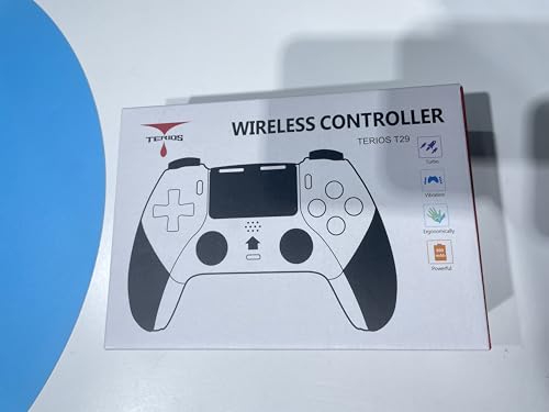 TERIOS Wireless Pro Controller Compatible with PS4 /PS4 Pro/PS4 Slim Console, Gaming Remote with Built-in 800mAh Rechargeable Battery/Precise Joystick/Audio/Turbo/Advanced Buttons Programming (Green)