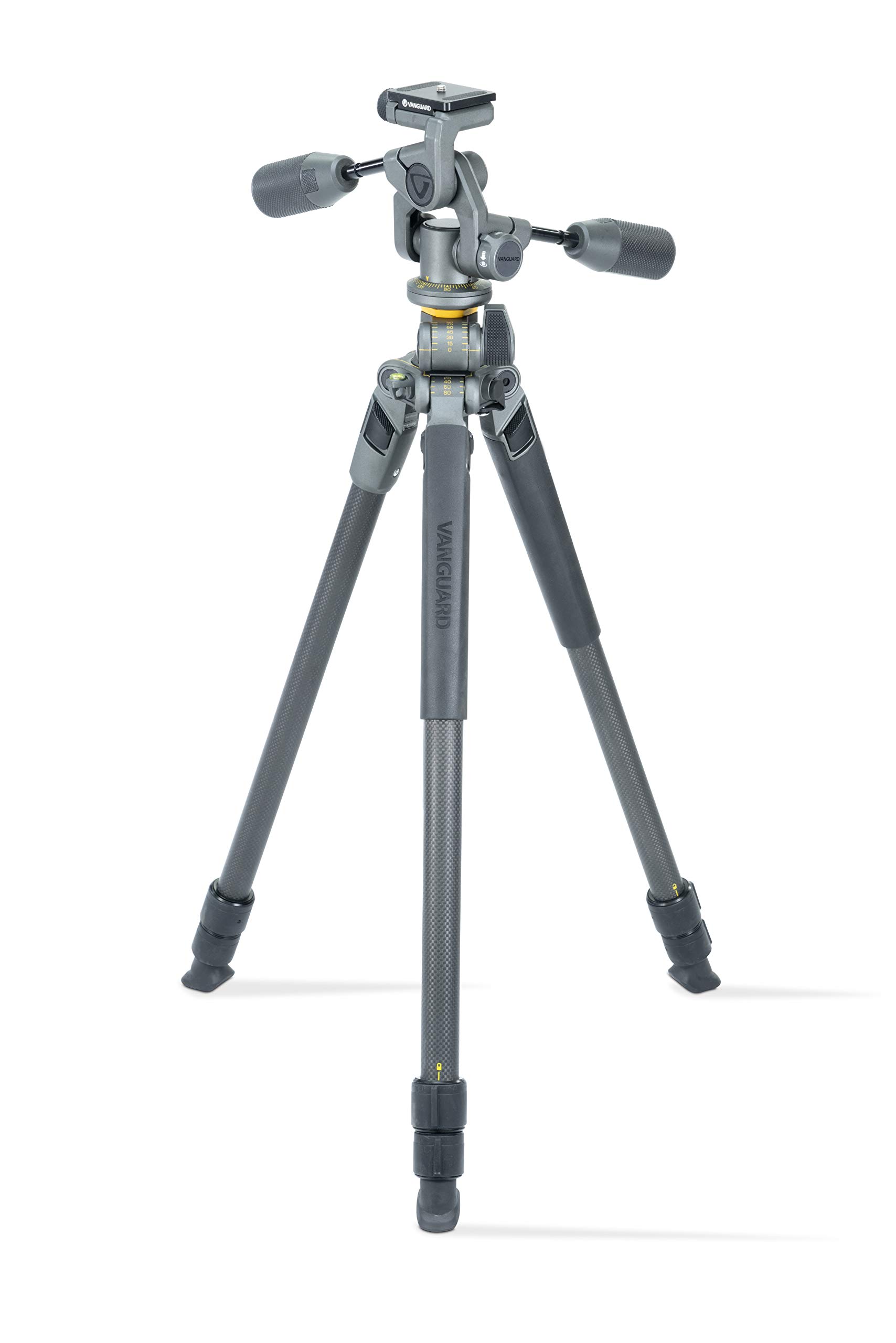 Vanguard Alta Pro 2+ 263CP Carbon Fiber Tripod with Alta PH-32 Pan Head and Multi-Angle Center Column for Sony, Nikon, Canon DSLR Cameras