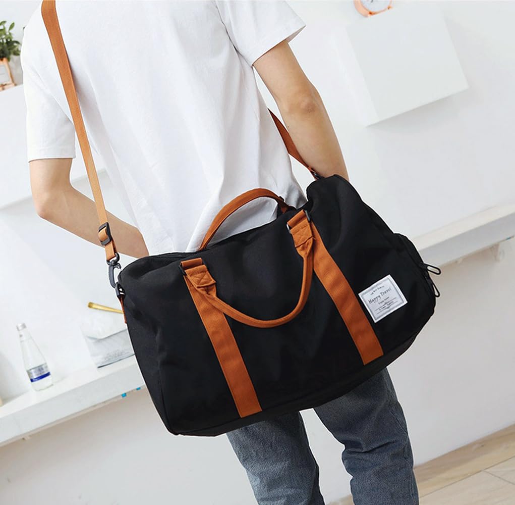 Weekender bag travel bag Gym bag with shoe compartment carry on bag tote bag for women