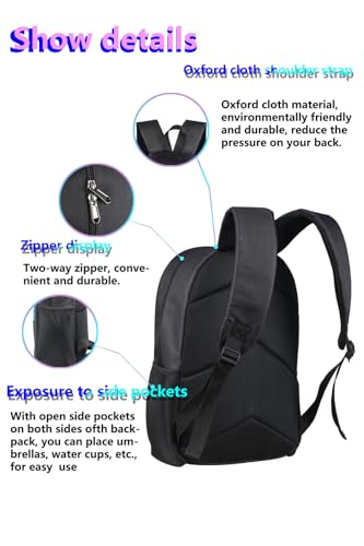 ZEK Cartoon Game Backpack Unisex Backpacks 3d Printing Backpack Sports Double Shoulder Bag Casual Daypacks 1-One Size
