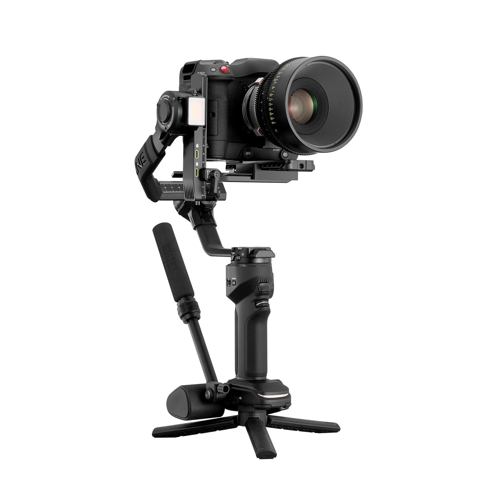 Zhiyun Crane 4 Combo w/ Wrist rest Support and Sling Grip, Gimbal Stabilizer for DSLR Camera R Cinema Cameras Camcorder for Sony Canon Panasonic Nikon Camera, Blackmagic 6K 4K
