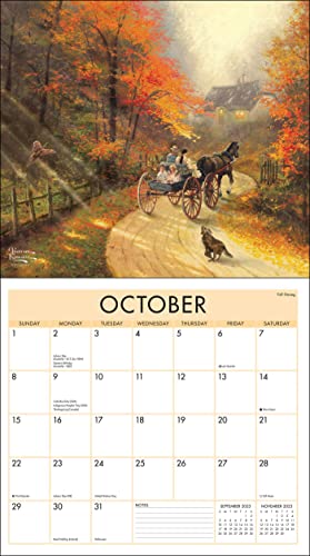 Thomas Kinkade Studios 2023 Deluxe Wall Calendar