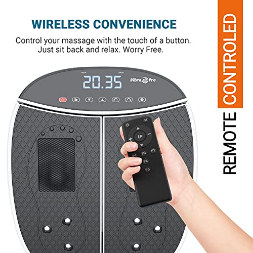 Vibra Pro Slim M1 Foot Circulation Machine with Acupressure Heads Used for Back, Leg, Calves Power Acupressure with Remote