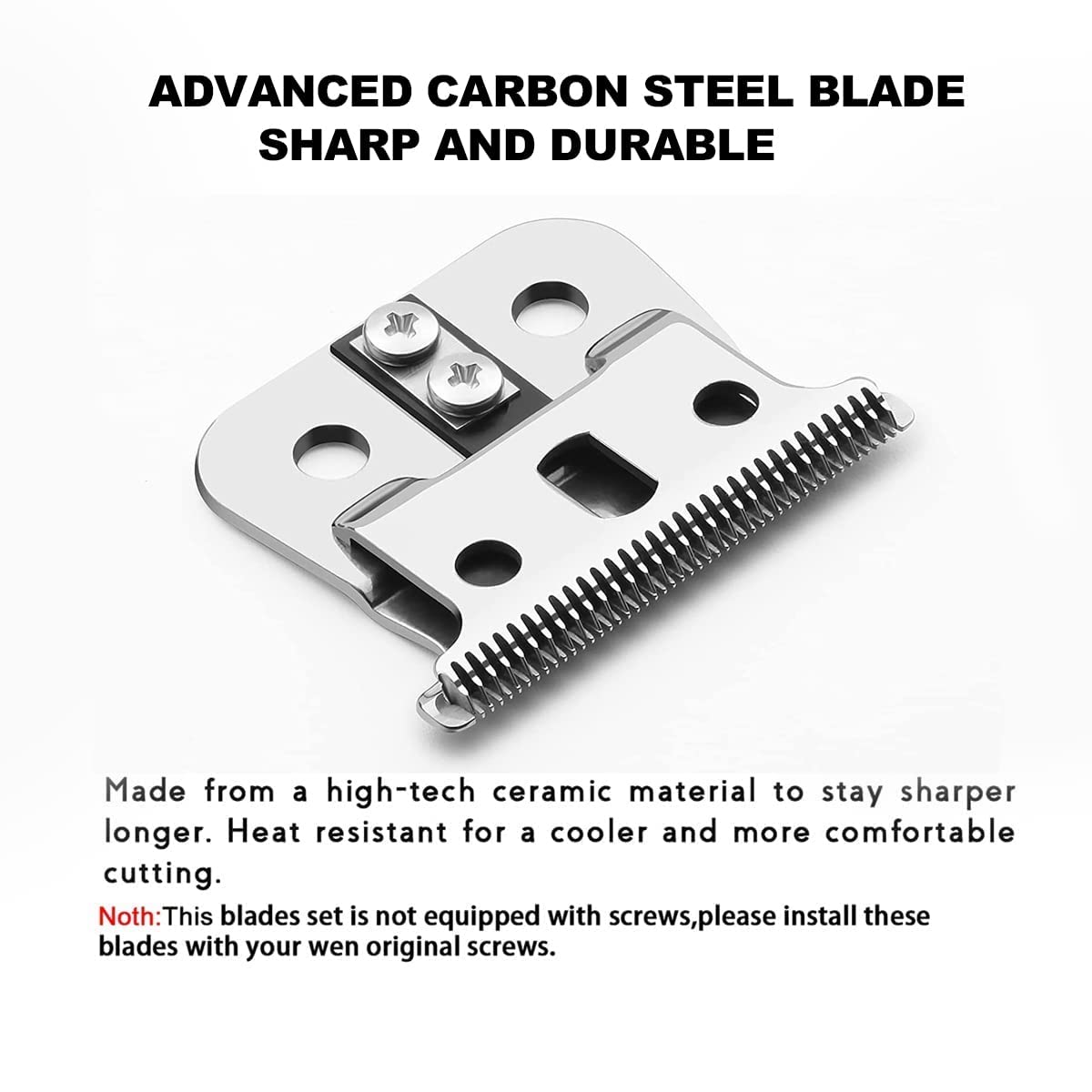 T Outliners Replacement Blades Compatible with Andis T Outliners Trimmer, Gtx Trimmer, T Outliners Replacement Blade (sliver steel T blade + sliver steel blade),3 PACK