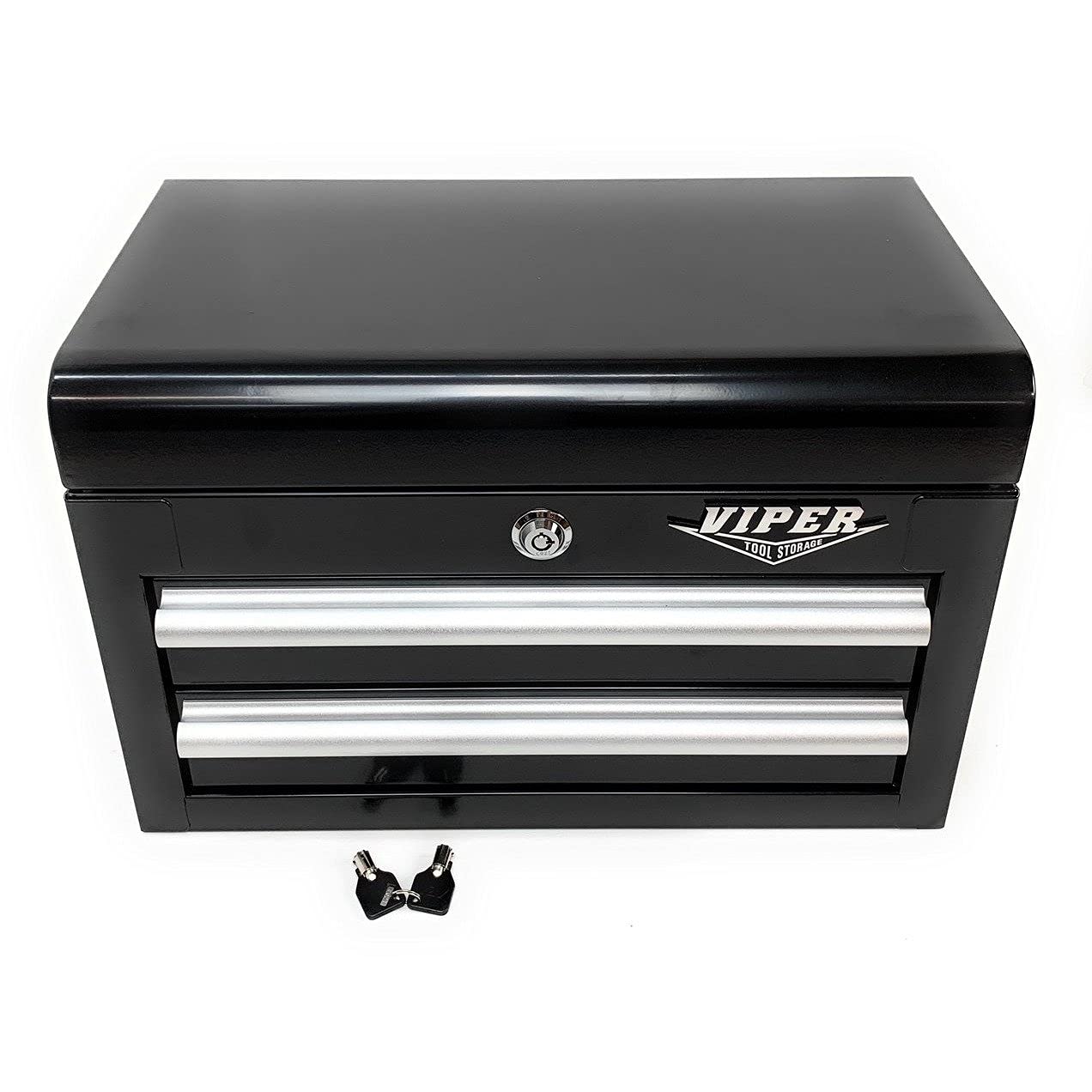 Viper Tool Storage V218MCBL 18" 2-Drawer Mini Chest, Black