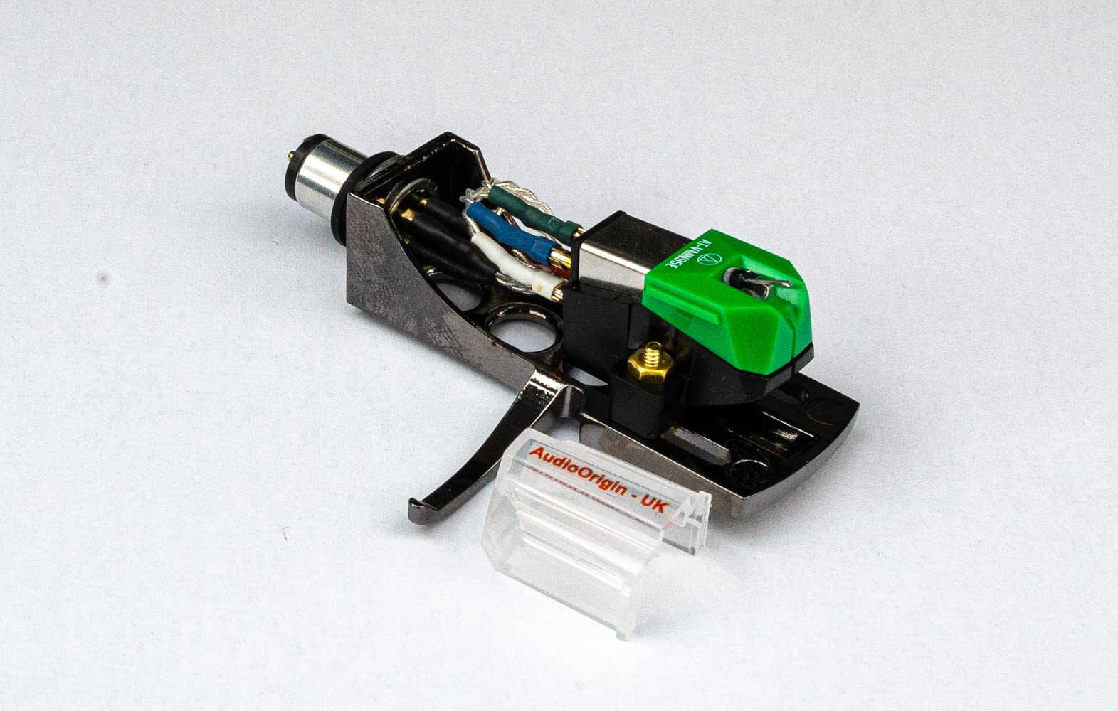 Titanium Headshell with AT VM95e Elliptical Stylus, Cartridge, Silver Litz Connections and V2 Pro Lube for Technics SL-1200, SL-1210, SL-1600, SL-1610, SL1700, SL-1710, SL-1800
