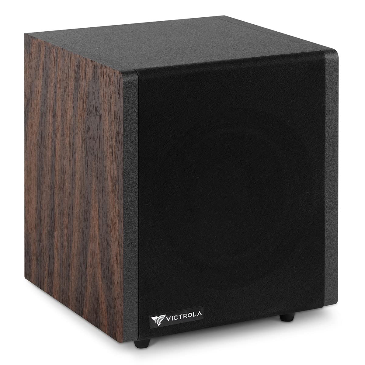 Victrola Premiere S1 Powered Subwoofer, 6.5" Front-Firing Woofer, 6.5" Passive Radiator & 70W Built-in Amplifier, Wireless Subwoofer with Bluetooth 5.0, Works with V1 Soundbar Turntable (Renewed)