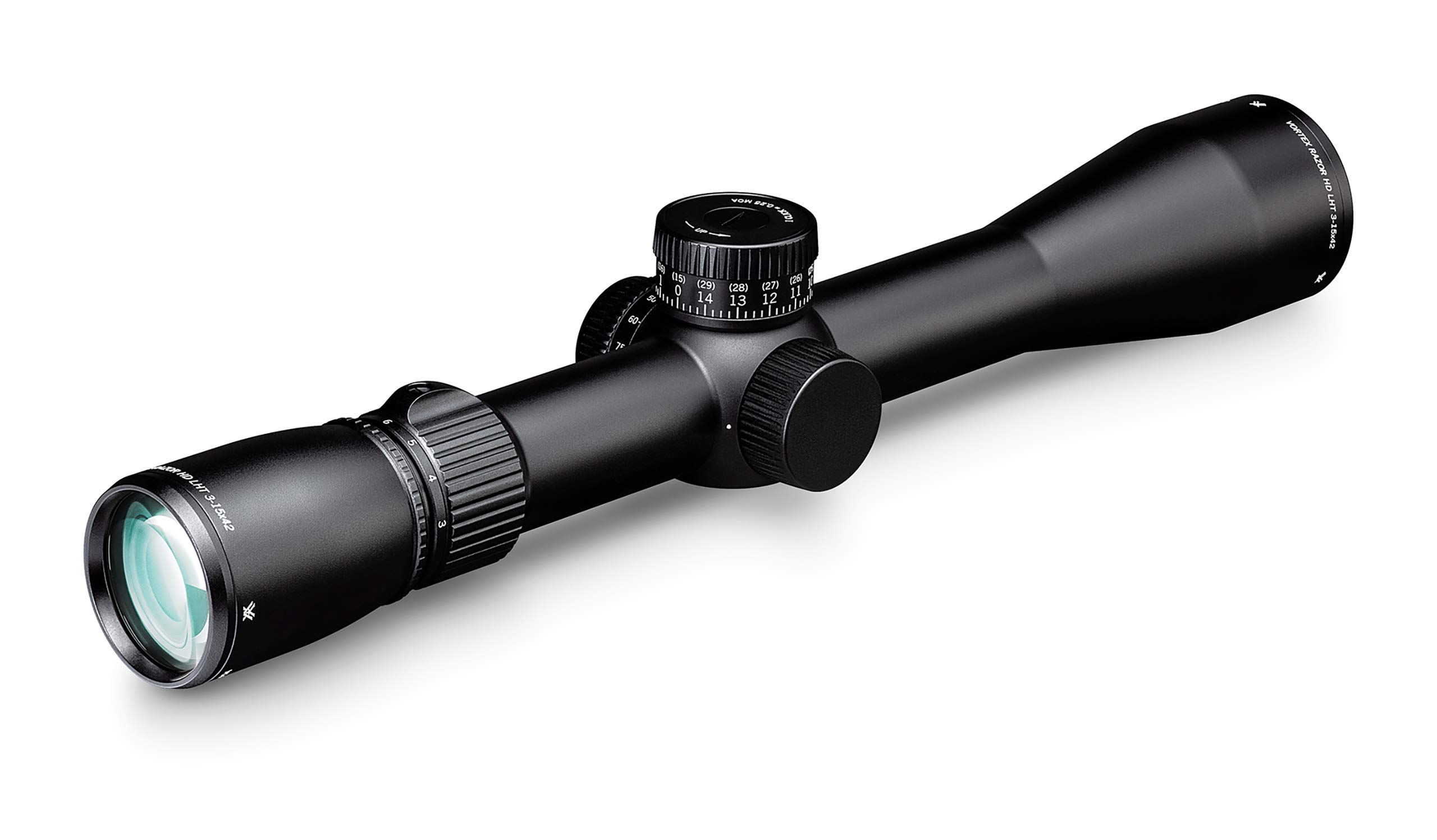 Vortex Optics Razor HD LHT 3-15x42 Second Focal Plane Riflescope - HSR-5i Reticle (MOA), Black