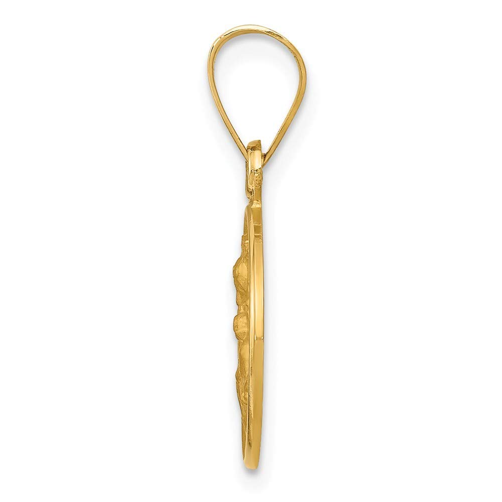 Roy Rose Jewelry 18K Yellow Gold Our Lady of Perpetual Help Medal Pendant