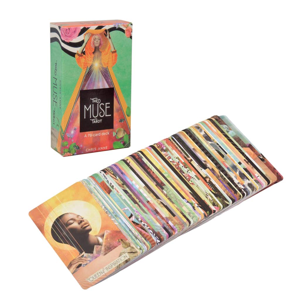 Wanshe Tarot Cards,Muse Tarot Cards for Beginners:Includes a Full English 78 Card Divination Esoteric Tarot Deck Tarot Card,Divination Gift