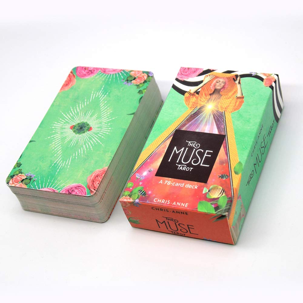 Wanshe Tarot Cards,Muse Tarot Cards for Beginners:Includes a Full English 78 Card Divination Esoteric Tarot Deck Tarot Card,Divination Gift