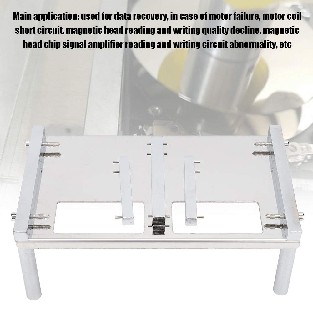 Wendry HDD Tools, Hard Disk Fixed Workbench and Magnetic Extraction Tool for HDD Data Recovery Tool, 3.5Inch and 2.5Inch Discs HDD Repair Tool