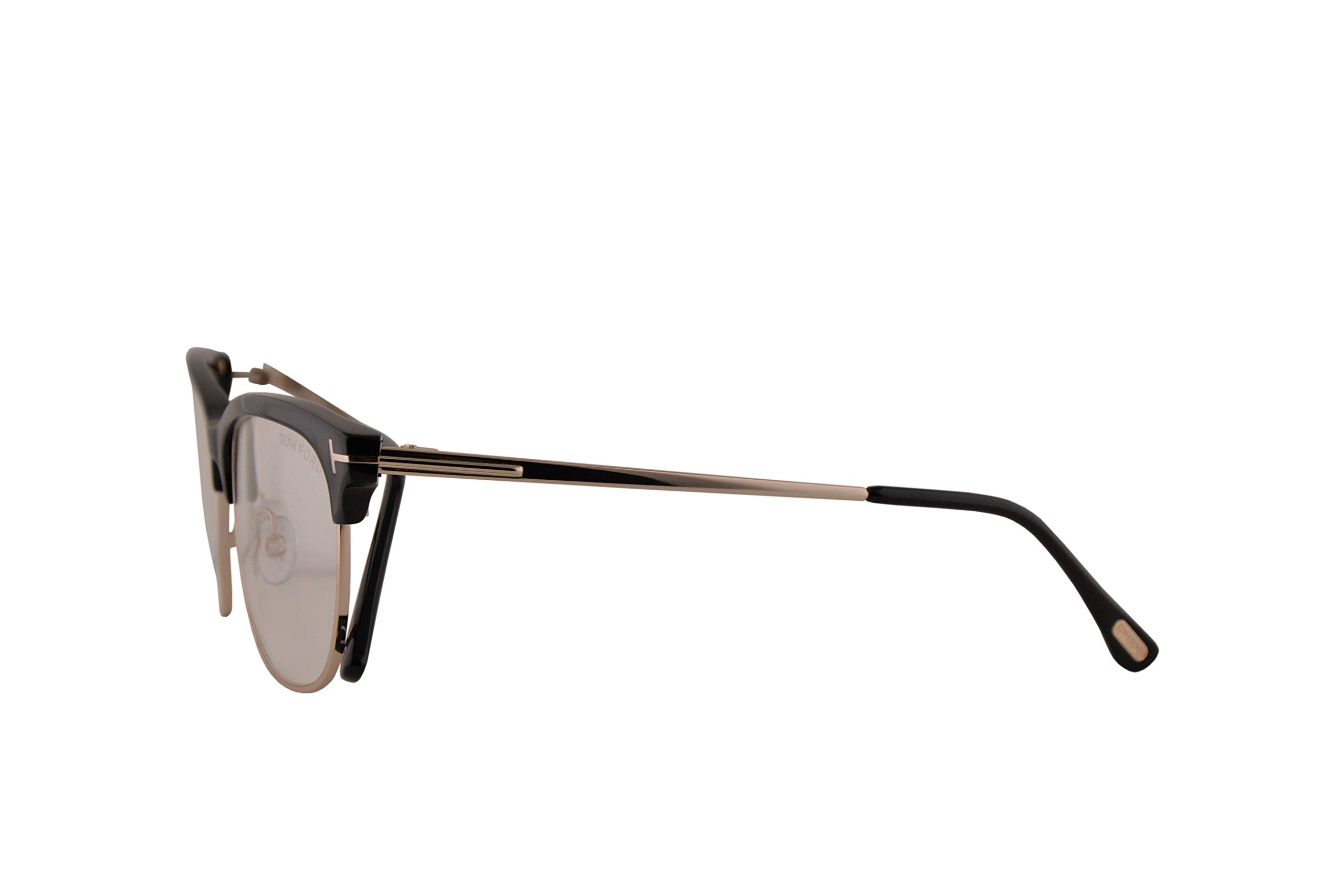 Tom Ford FT5546B Eyeglasses 52-14-140 Shiny Black w/Demo Clear Lens 001 FT5546-B FT 5546B TF 5546-B TF5546B TF5546-B