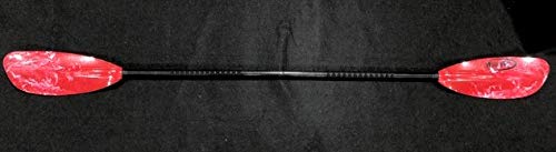 White Wolf Kayak Paddle Carbon Fiber Shaft - Red Blade