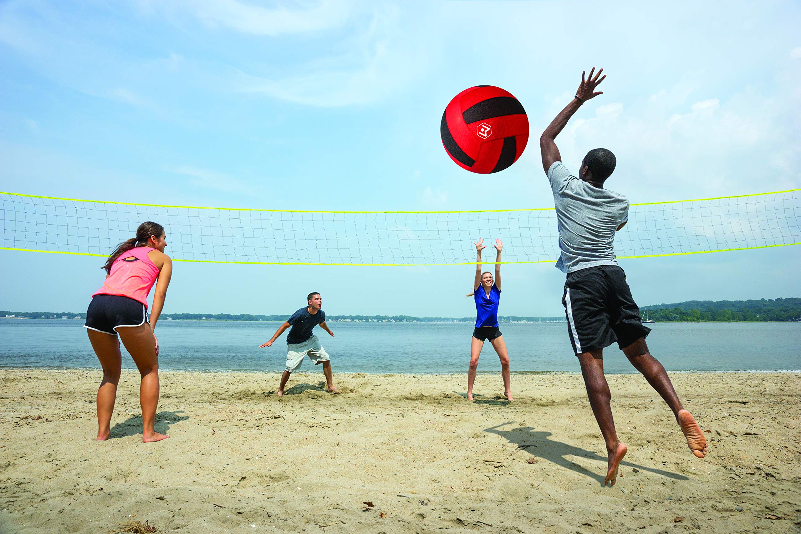 Wicked Big Sports Volleyball-Supersized Volleyball Outdoor Sport Tailgate Backyard Beach Game Fun for All, Model:95701