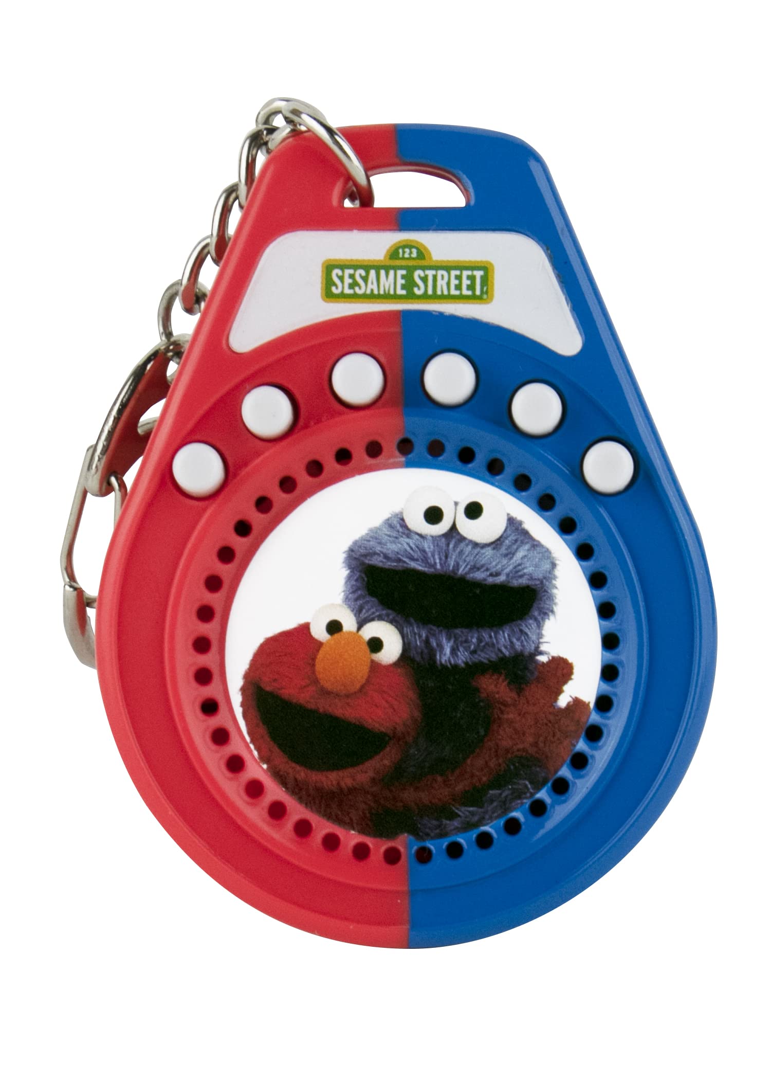 World's Coolest Sesame Street Talking Keychain, Multi, Miniature