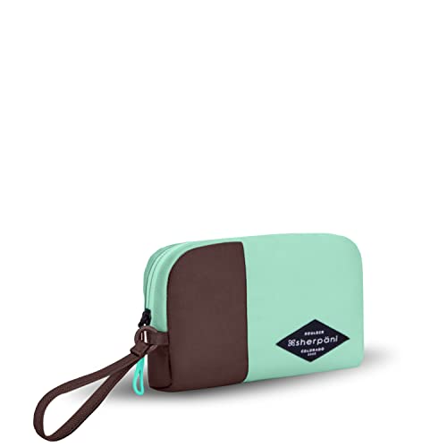 Sherpani Jolie, Travel Toiletry Bag, Cosmetic Bag, Lightweight Portable Pouch, Everyday Convenient Bag (Seagreen, Medium)