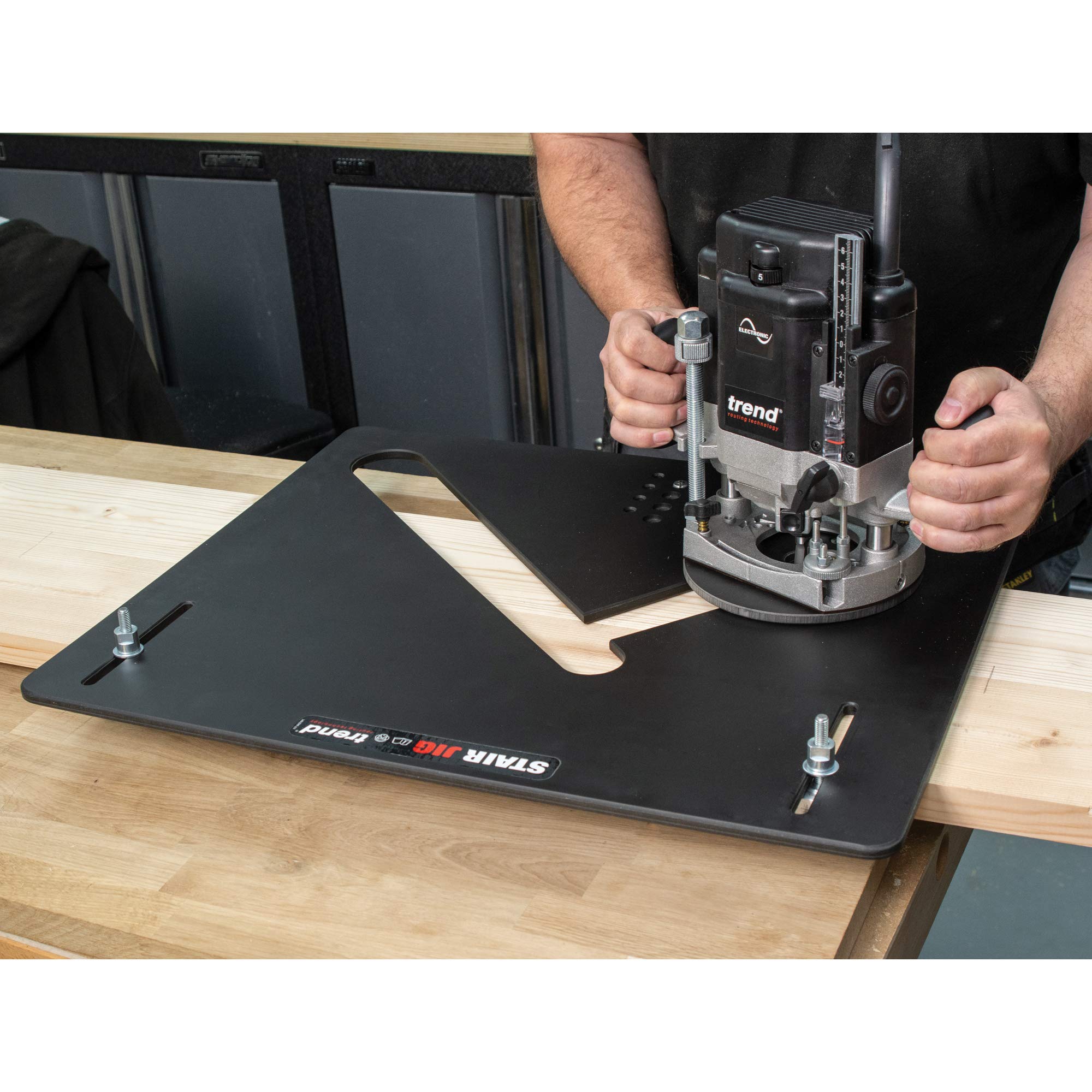 Trend Staircase Housing Jig for Routing Closed Riser Stair Housings, STAIR/A