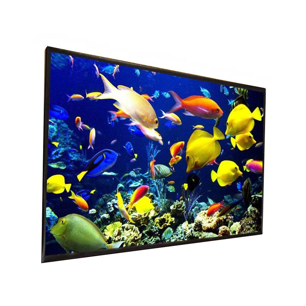 XINGTU Projector Screen Outdoor 150 200 inch 300 inch White Cloth Material 180 250 inch Optional 16:9/4:3 for LED proyector (Size : 250 inch)